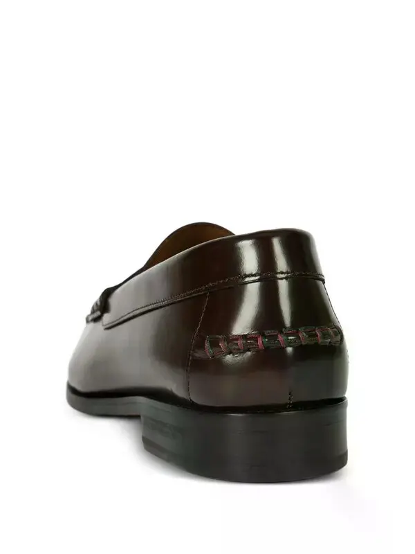 Paul Smith Lido Stripe Penny Loafers
