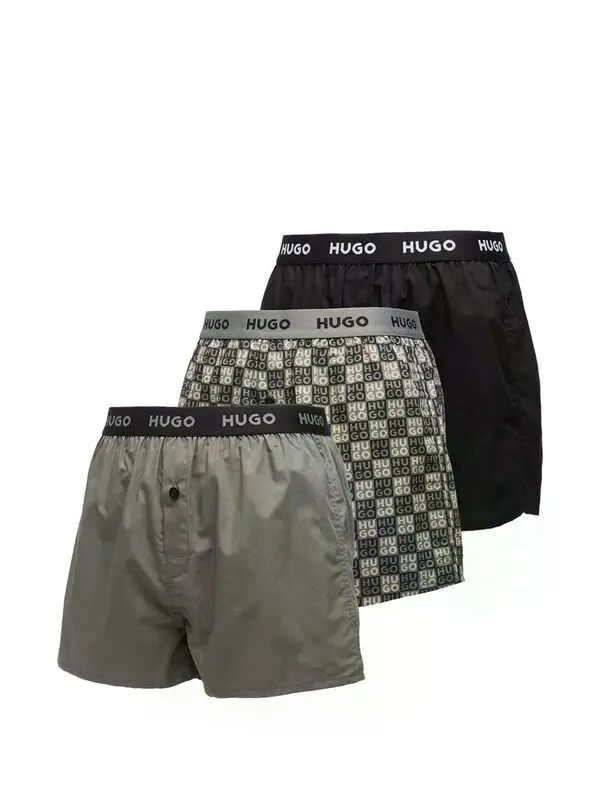 Hugo Woven Boxers - Grey