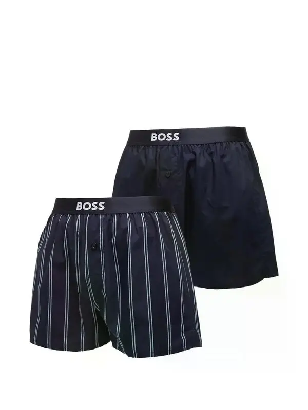 Hugo Striped Boxer Shorts - Blue