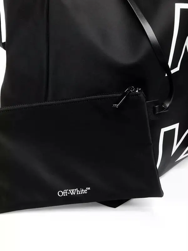 Off-White Graphic Print Tote - Black - 32% Off | Editorialist