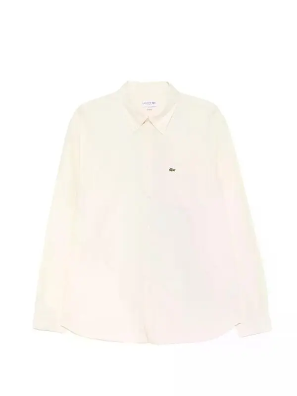 Lacoste Logo-patch Shirt - Neutrals