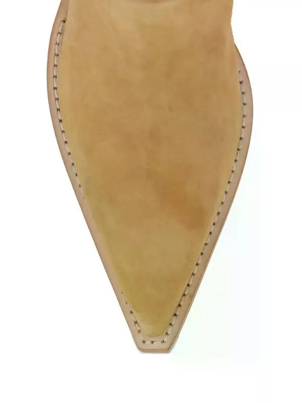 Paris Texas Suede Boots - Brown