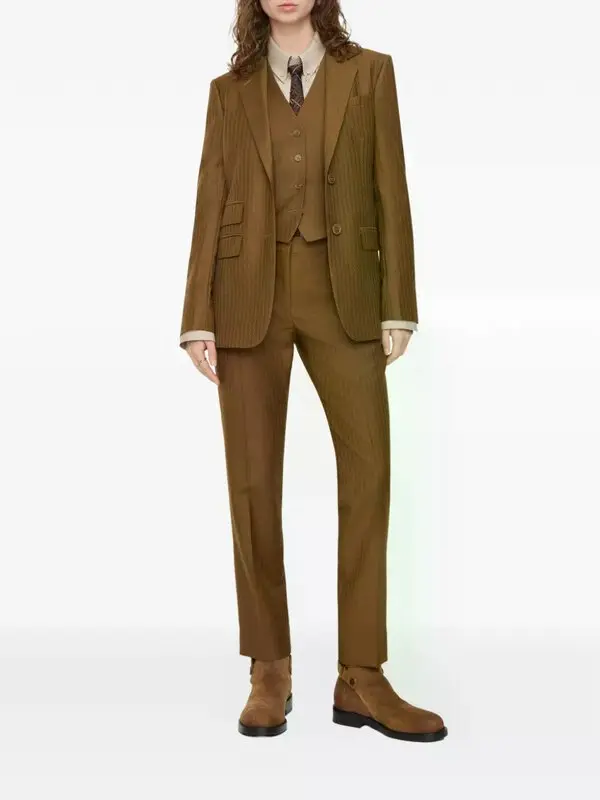 Burberry Wool Mohair Tailored Trousers