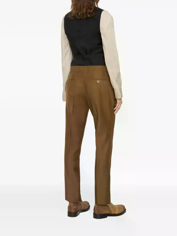 Burberry Wool Mohair Tailored Trousers