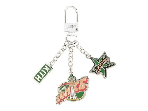 Kith Nba Allstar Seattle Supersonics Keychain - Silver
