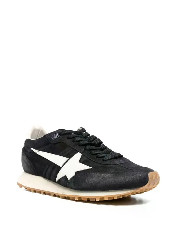 GOLDEN GOOSE Suede Star Leather Sneakers - Black