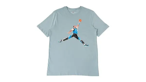 JORDAN Brand Tee Shirt - Blue Grey