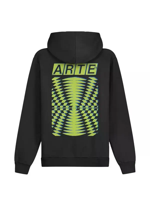 ARTE ANTWERP Graphic Hoodie - Black