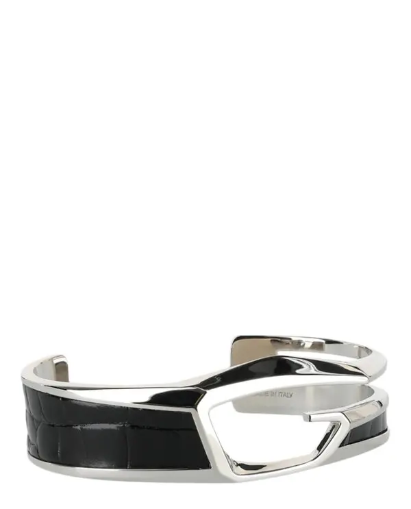 Givenchy Giv Cut Bracelet - Black Silver