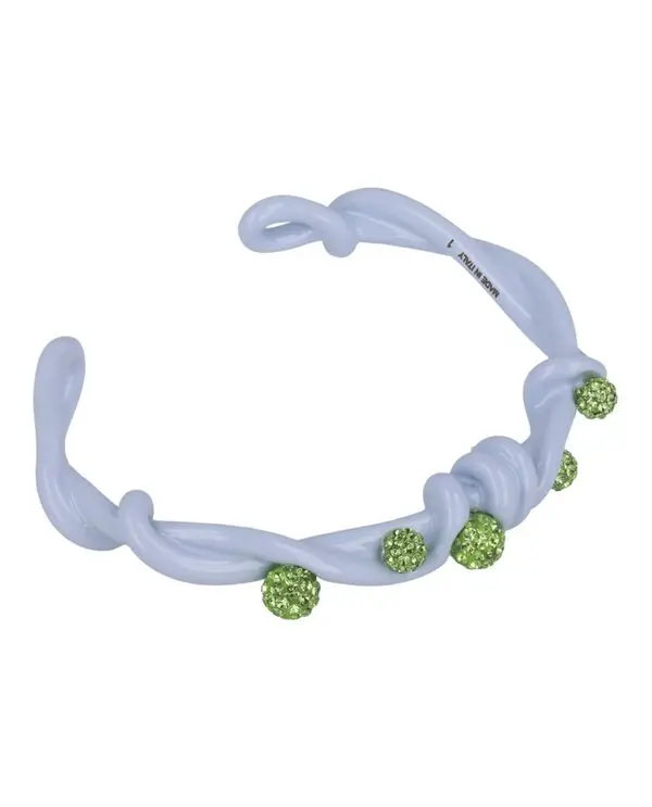 Givenchy Tisted Crystal Embellished Bracelet - Baby Blue