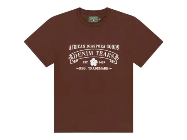 DENIM TEARS Adg T-shirt - Brown