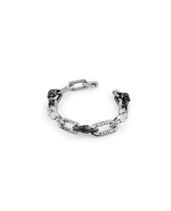 Philipp Plein Plein Edge Cable Chain Bracelet - To Tone