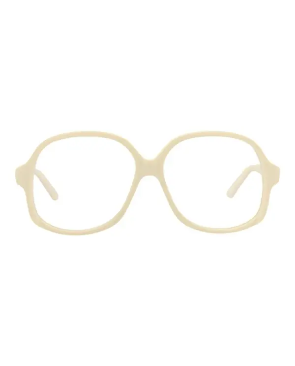 Valentino Garavani Round Acetate Optical Frames - Ivory Ivory Transparent (vlx/177c/59)