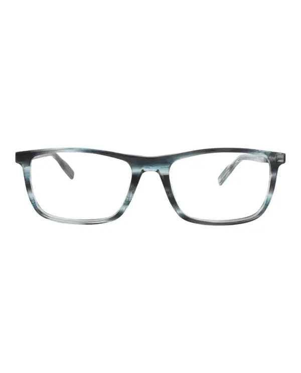 Montblanc Optical Square Frame - Blue Ruthenium Transparent (mb0021o/30006889/004)