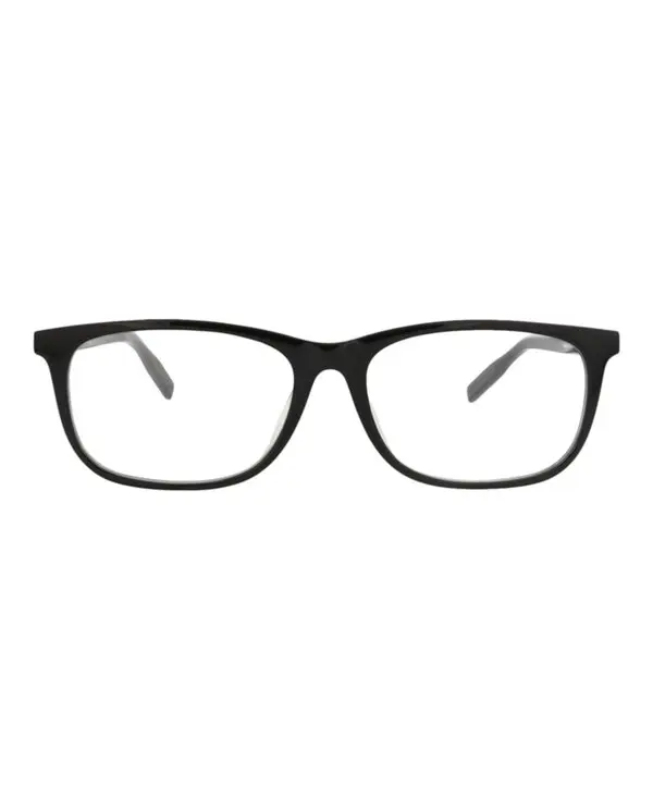 Montblanc Optical Square Frame - Black Silver Transparent (mb0025oa/30007140/001)