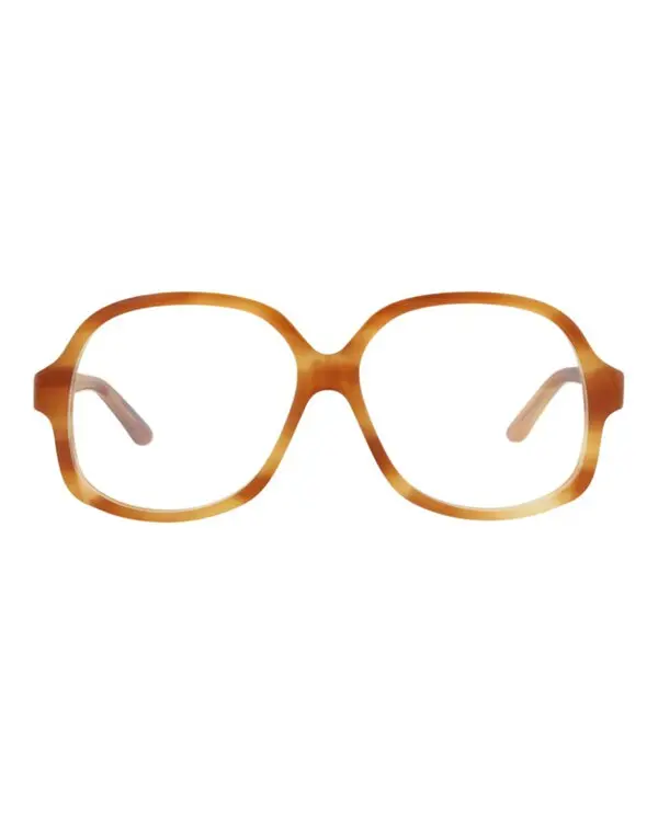 Valentino Garavani Optical Frames Round Frame Acetate - Havana Havana Transparent (vlx/177d/59)