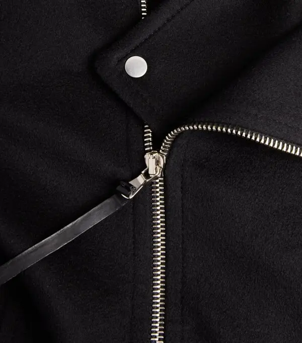 ALAN SCOTT Cashmere-blend Biker Jacket