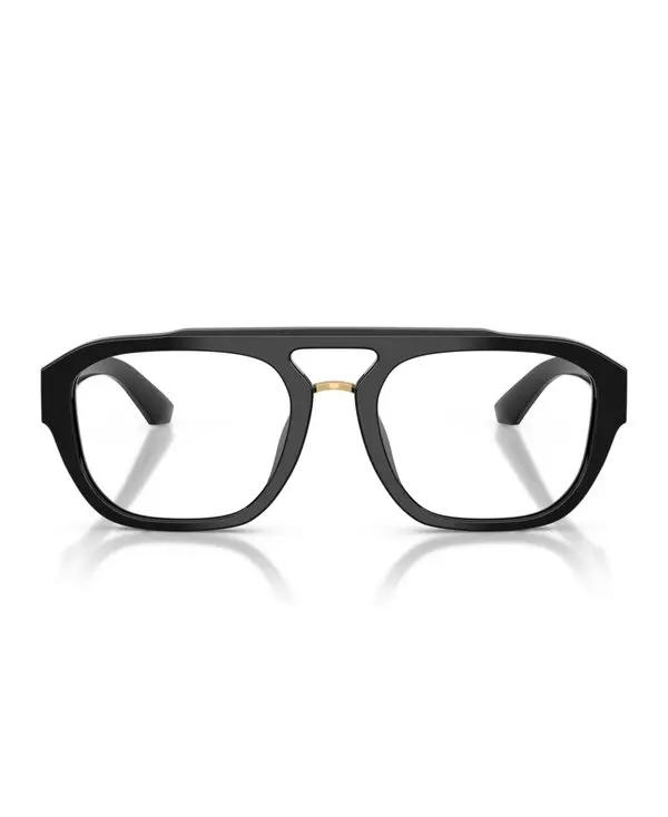 Dolce & Gabbana Aviator Full Rim Eyeglasses - Black