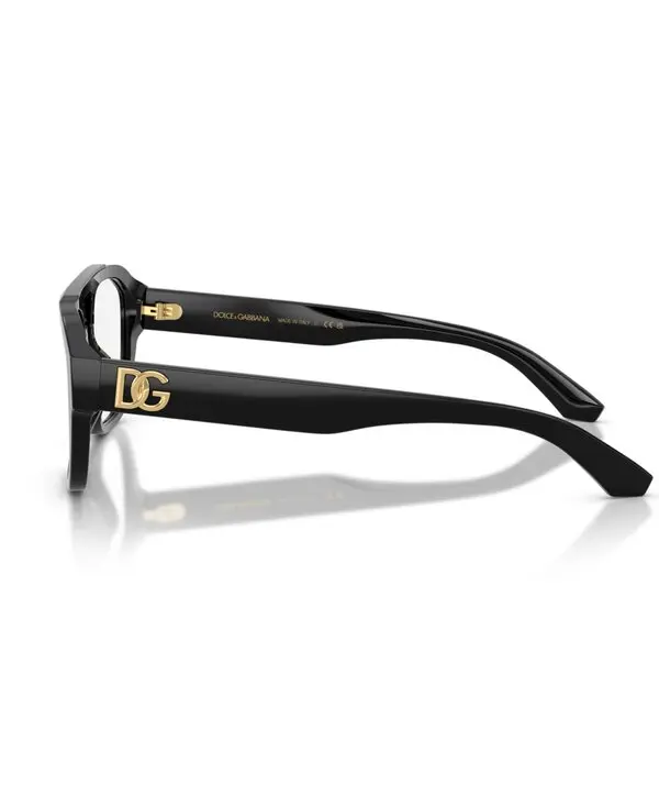 Dolce & Gabbana Aviator Full Rim Eyeglasses - Black