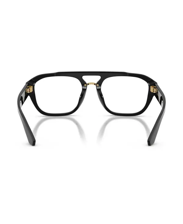 Dolce & Gabbana Aviator Full Rim Eyeglasses - Black