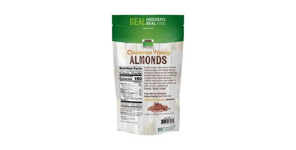 NOW FOODS Cinnamon Honey Almonds