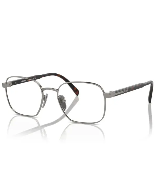 Prada Rectangle Eyeglasses - Gunmetal