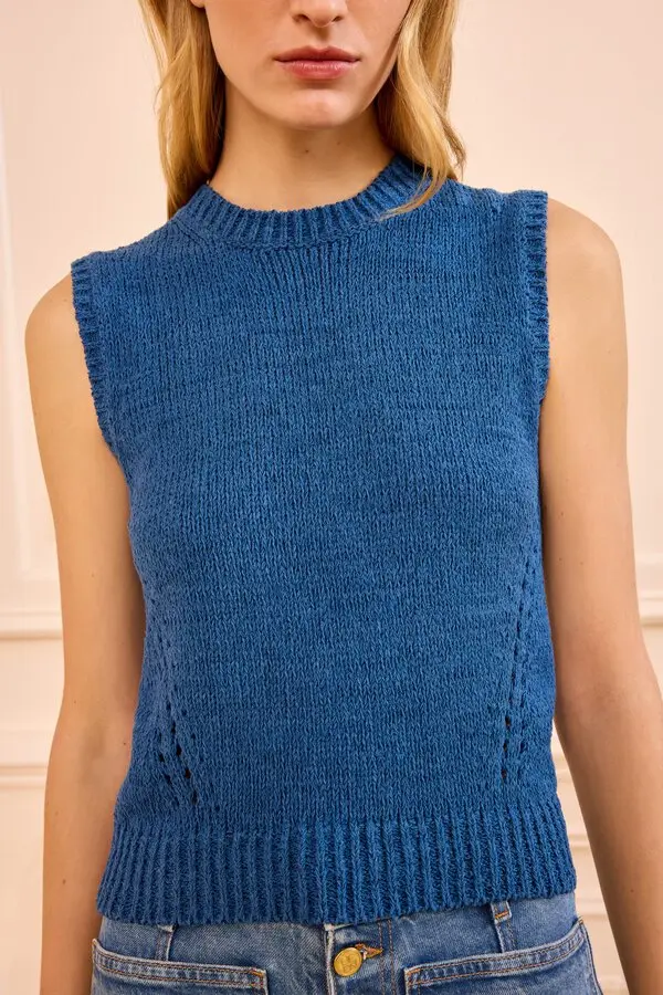 Ulla Johnson Priscilla Knit Top - Aegean