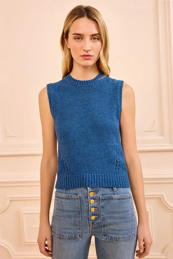 Ulla Johnson Priscilla Knit Top - Aegean