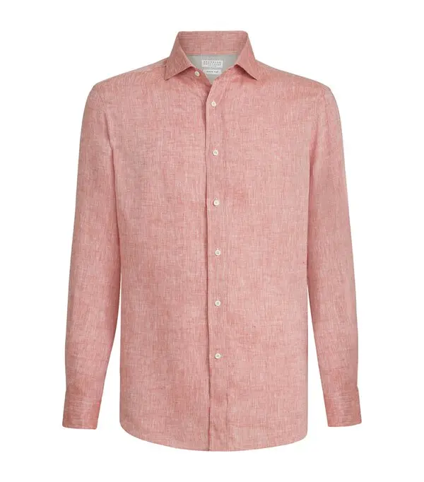 Brunello Cucinelli Linen Easy-fit Shirt