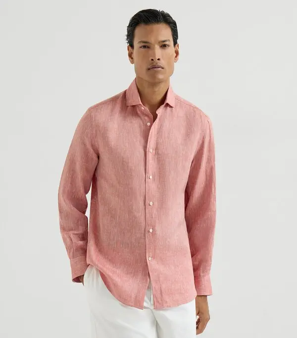 Brunello Cucinelli Linen Easy-fit Shirt