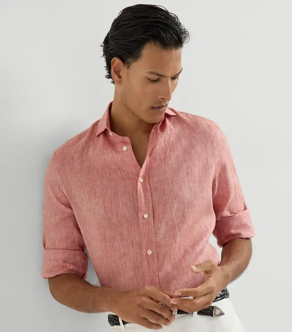 Brunello Cucinelli Linen Easy-fit Shirt