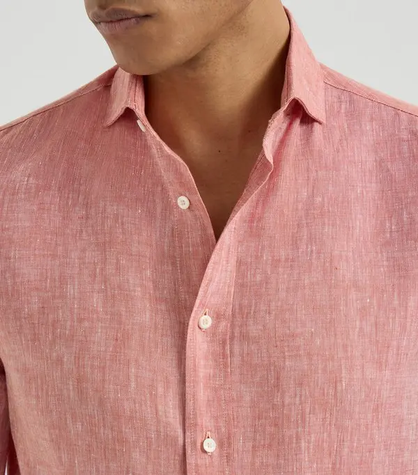 Brunello Cucinelli Linen Easy-fit Shirt
