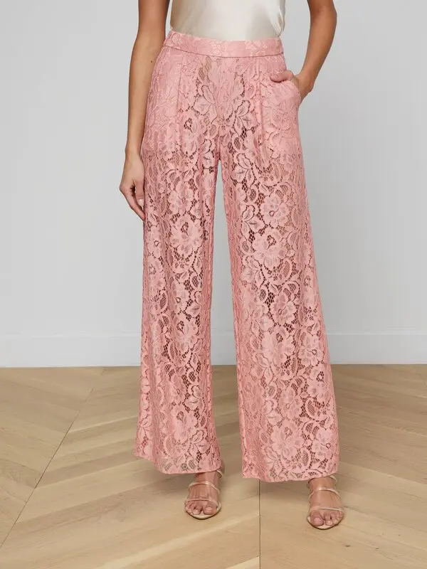 L'Agence Tavia Lace Trouser
