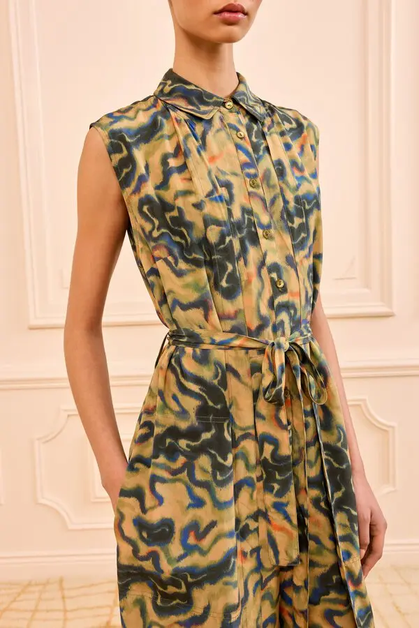 Ulla Johnson Meera Silk Jumpsuit - Geode