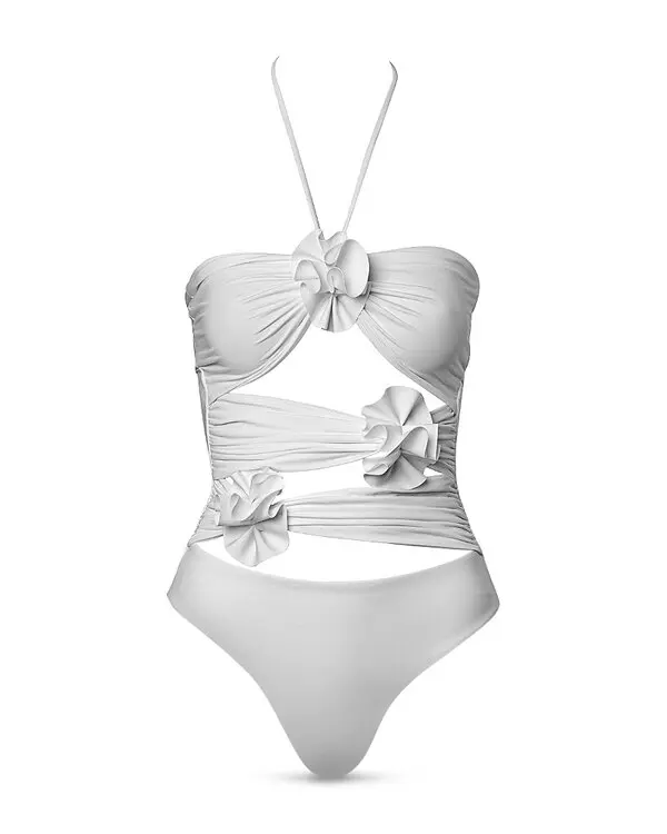 MAYGEL CORONEL Trinitaria One Piece Swimsuit - Off White
