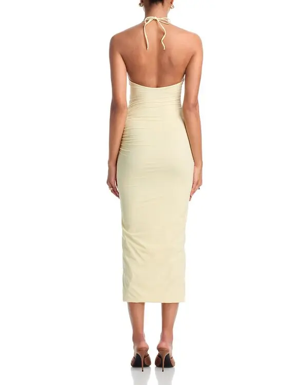 MAYGEL CORONEL Coralina Halter Midi Dress