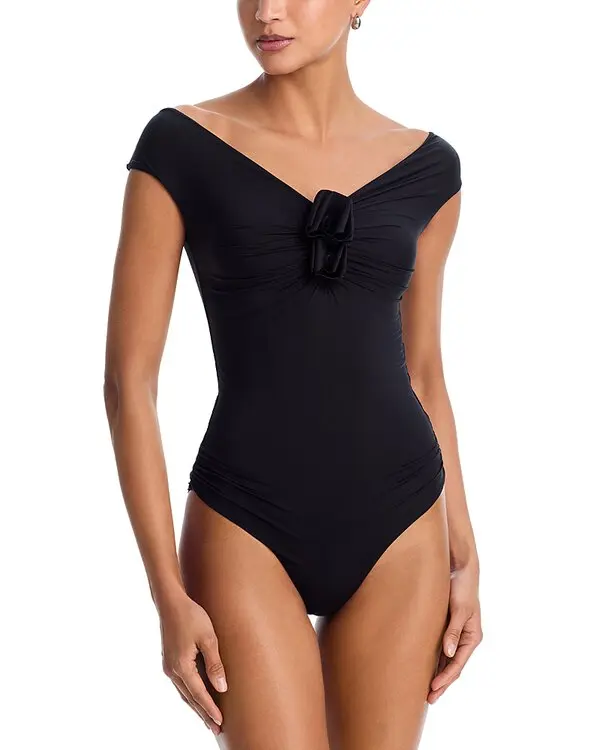 MAYGEL CORONEL Aljibe One Piece Swimsuit - Black