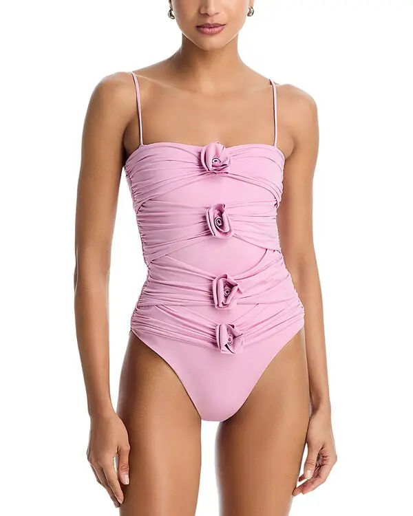 MAYGEL CORONEL Torres One Piece Swimsuit - Ballet Rose