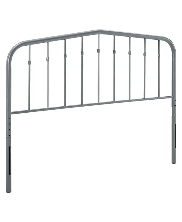 MODWAY Lennon Metal Headboard, Twin - Gray