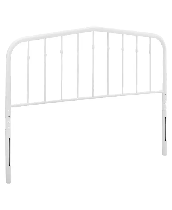 MODWAY Lennon Metal Headboard, Twin - White