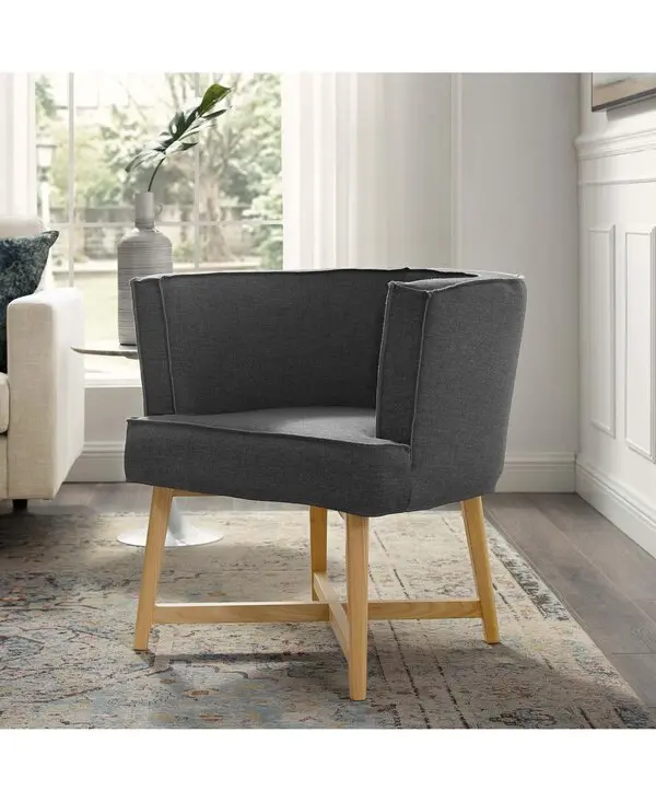 MODWAY Anders Upholstered Fabric Accent Chair