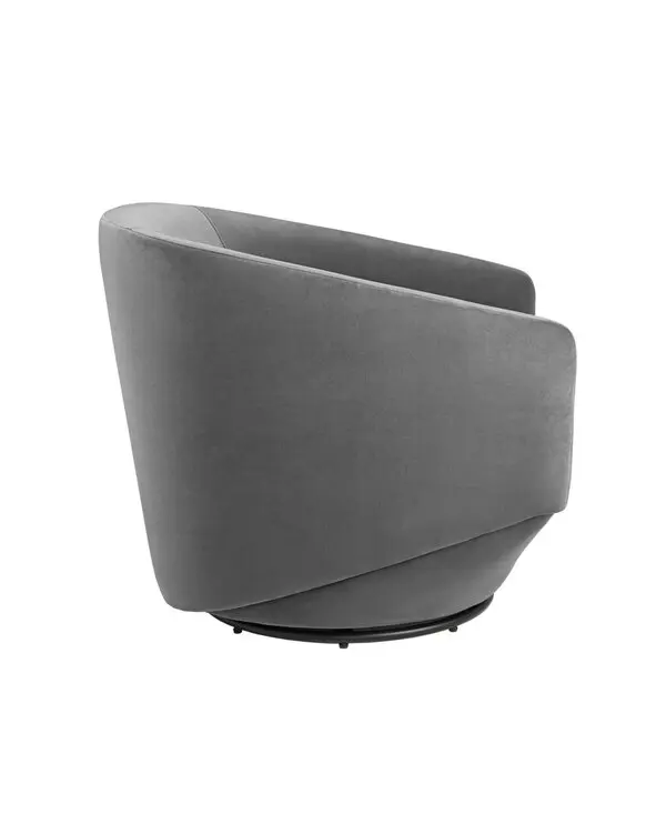 MODWAY Series Performance Velvet Fabric Swivel Chair
