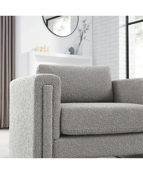 MODWAY Visible Boucle Fabric Armchair