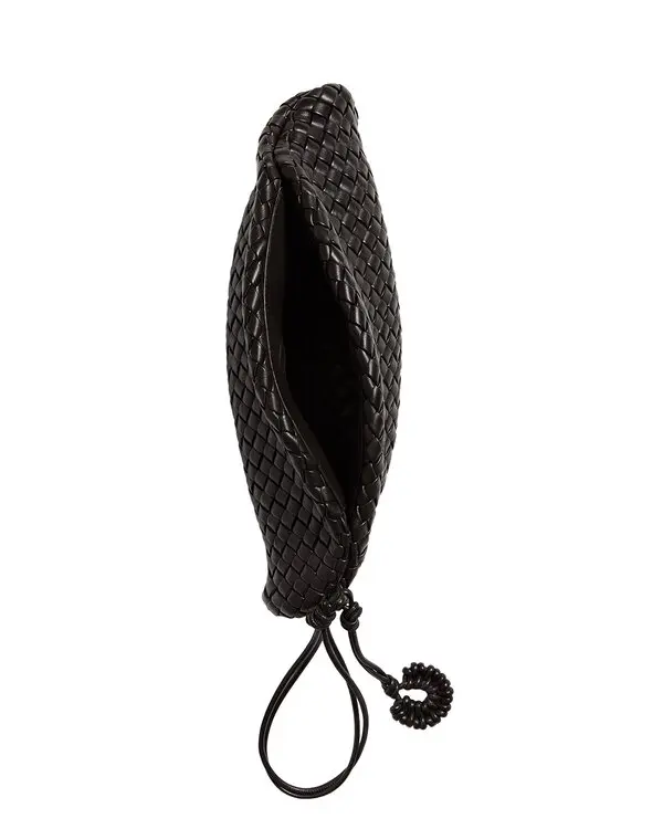 Bottega Veneta Intrecciato Nappa Leather Clutch - Espresso