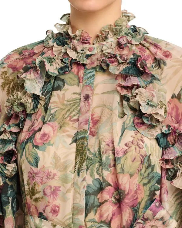Kobi Halperin Amanda Floral Print Dress - Natural Multi