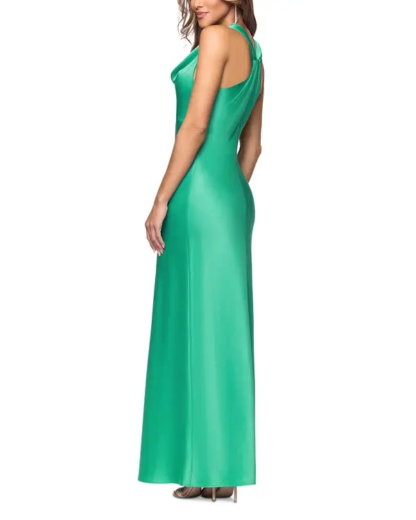 emerald satin cowl neck dress Silk Emerald Satin Cowl Neck Maxi Dress Emerald Green Silk Satin Maxi Dress:  Cowl Neck Evening
