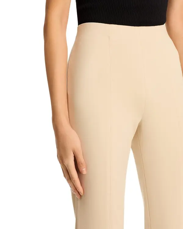 Misook Nia Slim Leg Ponte Pants - Biscotti