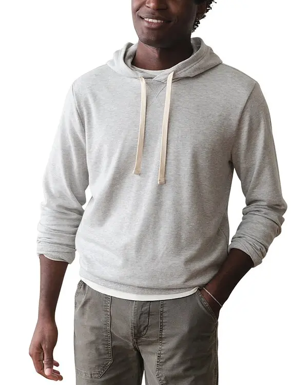 Marine Layer Pacifica Stretch Hoodie - Light Grey