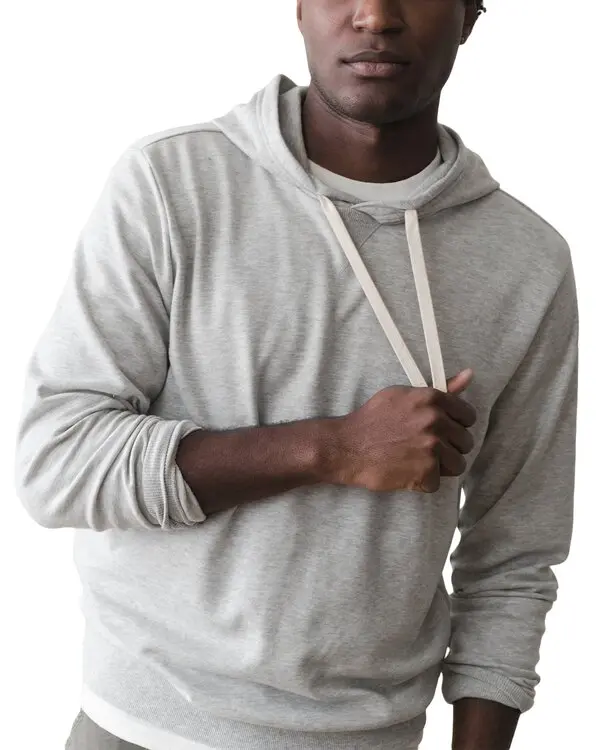Marine Layer Pacifica Stretch Hoodie - Light Grey