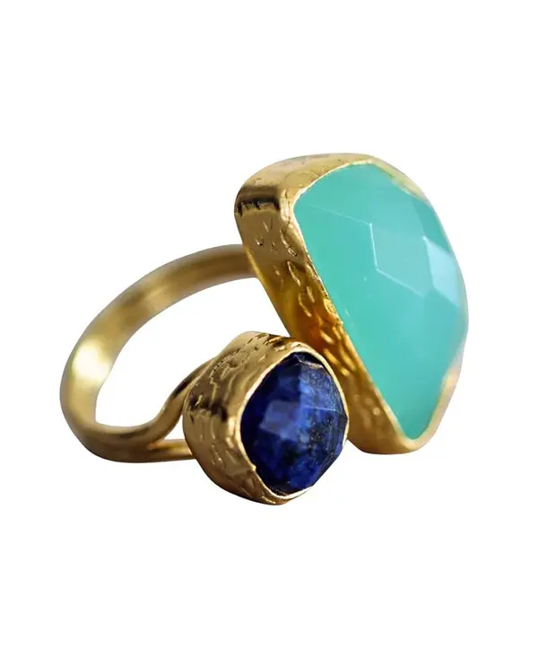 OTTOMAN HANDS Avery Cocktail Ring - Gold